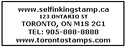 rubber stamp, self inking stamp, pre-inked stamp